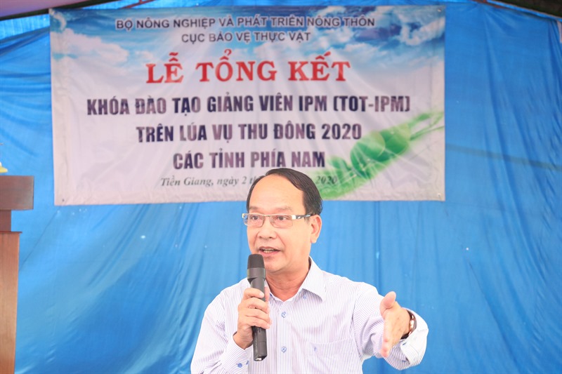 Tổng kết khóa đào tạo giảng viên IPM (TOT-IPM) trên lúa vụ thu đông ...