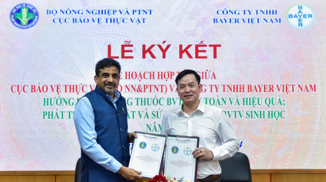 Cục Bảo vệ thực vật và Công ty TNHH Bayer Việt Nam ký kết thỏa thuận ...